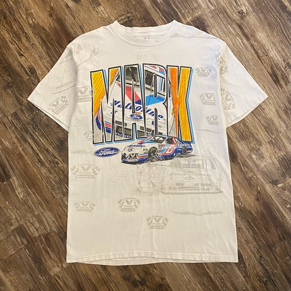 American Vintage | Shirts | Vintage 99s Mark Martin Nascar All Over ...